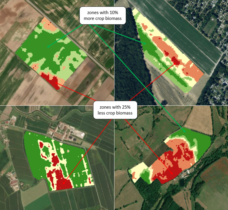 Yield Potential Maps / Farm Management Zones - geocledian documentation